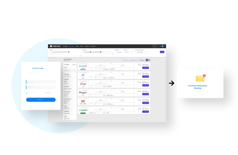 White Label Freight Forwarding Customer Portal - Freightify